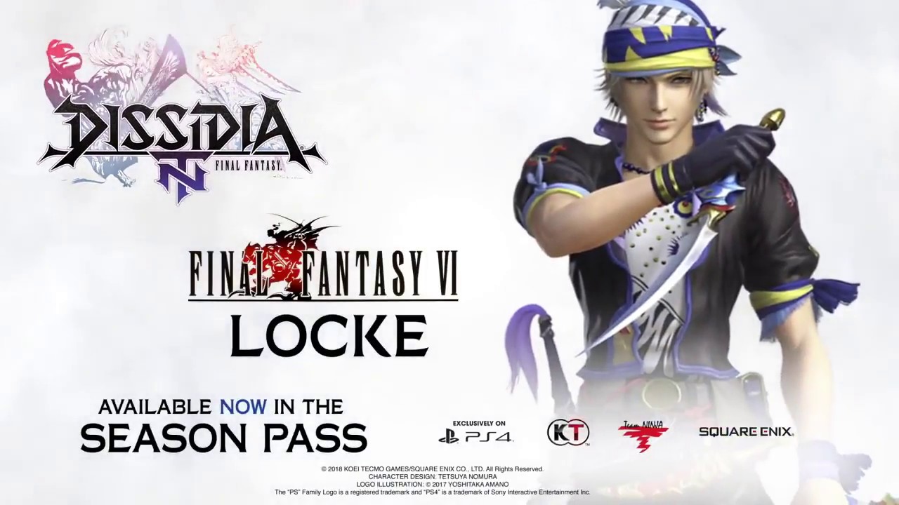 Dissidia: Final Fantasy NT | Locke Cole DLC Trailer - YouTube