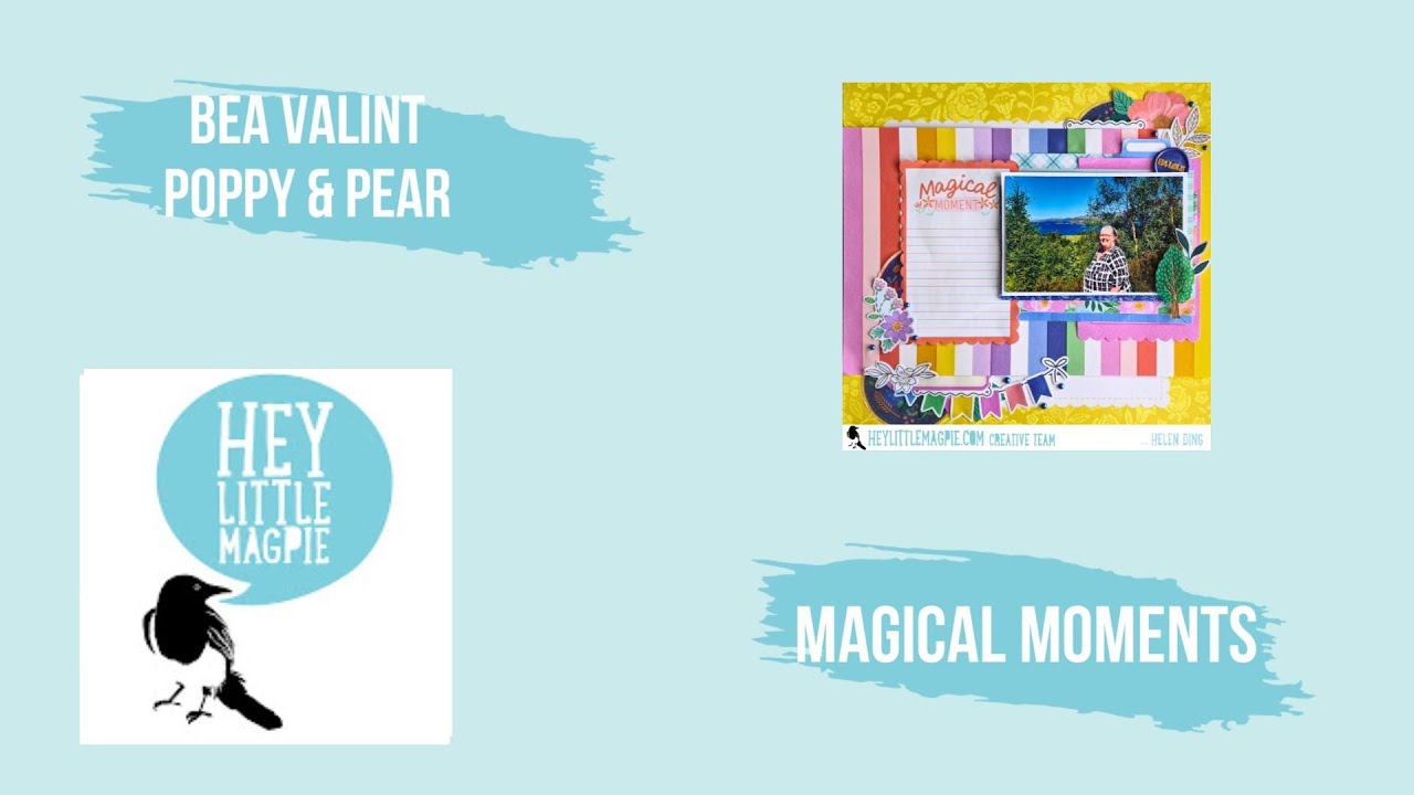 Bea Valint Poppy & Pear - DT Helen Ding - YouTube