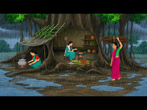 बारिश में तीन बहनों का नदी किनारे घर | Hindi Kahani | Hindi Story