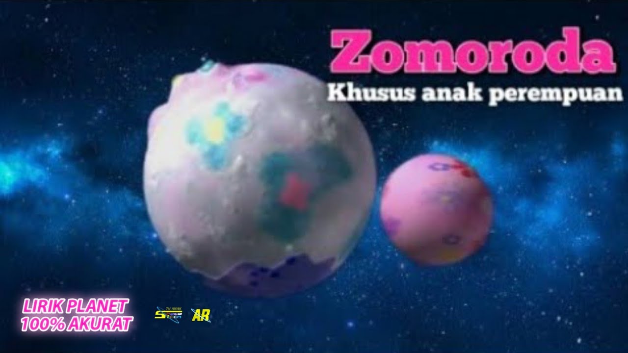 Opening Planet Zomoroda spacetoon Indonesia (dengan lirik dan subtitle ...