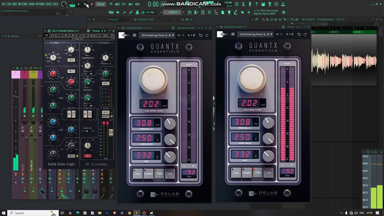 JAYA Screen- ReLab QuantX Essentials Reverb, SSL4000, FL2024 - YouTube