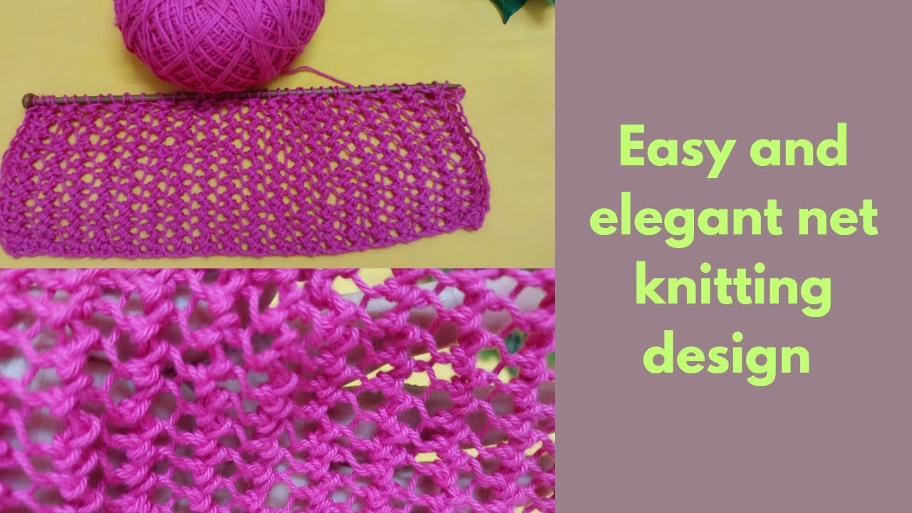 Easy and elegant knitting design for jumpers, cardigans, tops etc ...