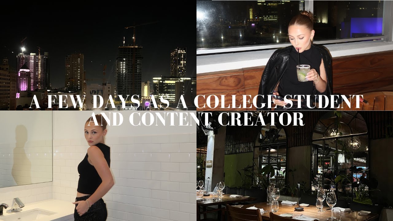 life as a college student and content creator living in miami - YouTube