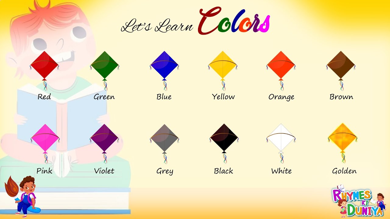 Color Names for Kids – Interactive Learning with Fun Animations! Best ...