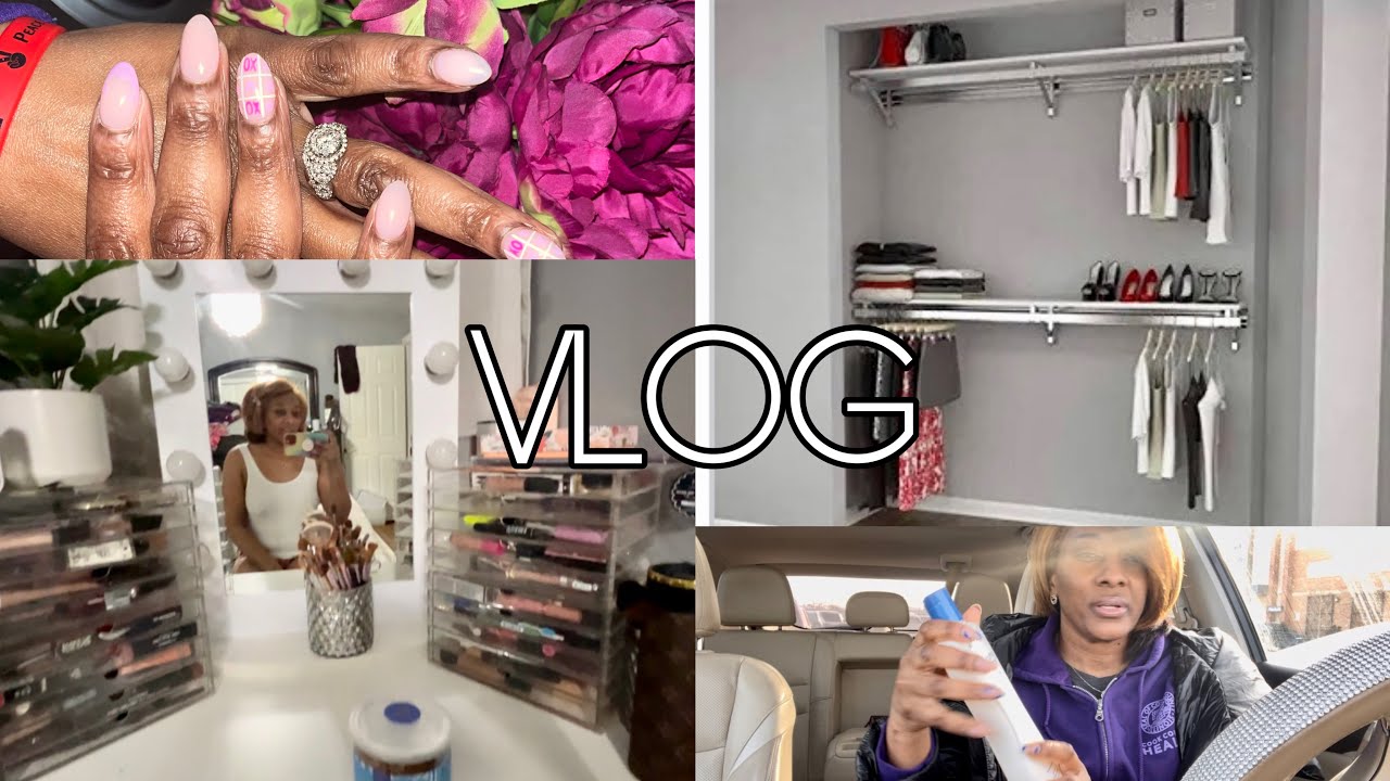 VLOG: NEW VALENTINE’S DAY NAILS | CLOSET RACK COLLAPSED | CHANGED ...