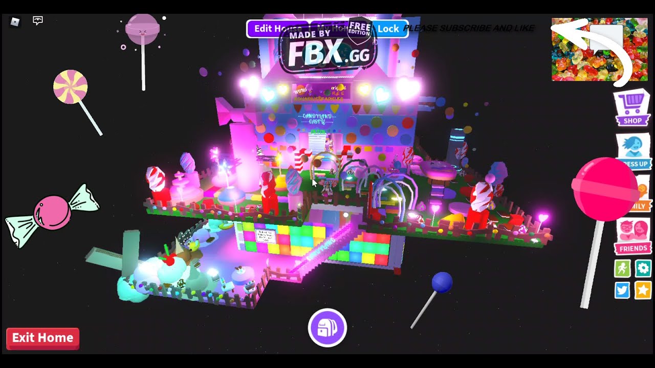 NEW UPDATED CANDY LAND TOUR In Roblox adopt me - YouTube