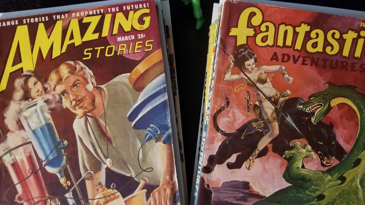 Science Fiction Fantasy Pulps from the 40s and 50s - YouTube