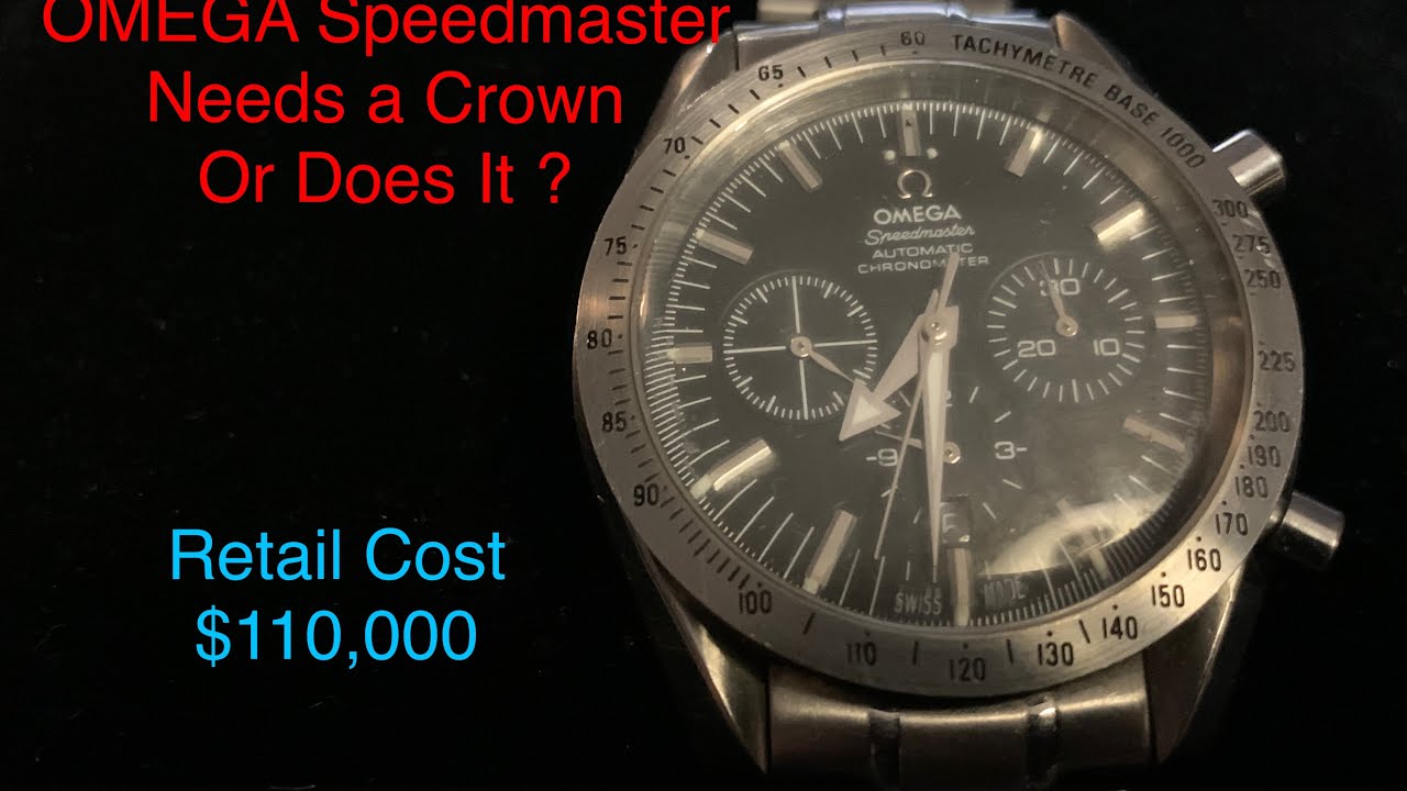 Omega Speedmaster Needs New Crown OR Does It? - YouTube