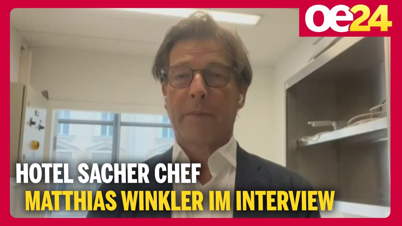 Hotel Sacher Chef Matthias Winkler im Interview | Karl Wendl - YouTube