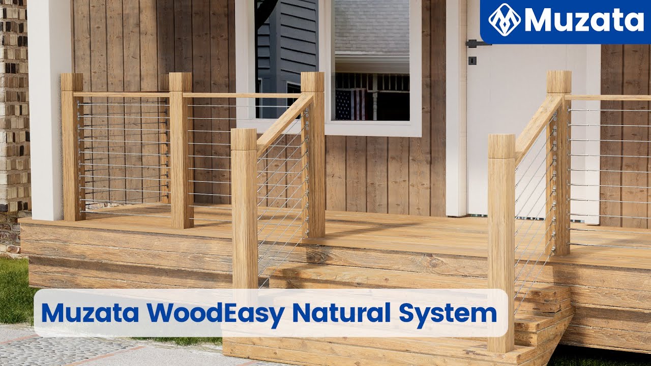Wooden easy railing diy ideas | Muzata WoodEasy Natural System C002 ...