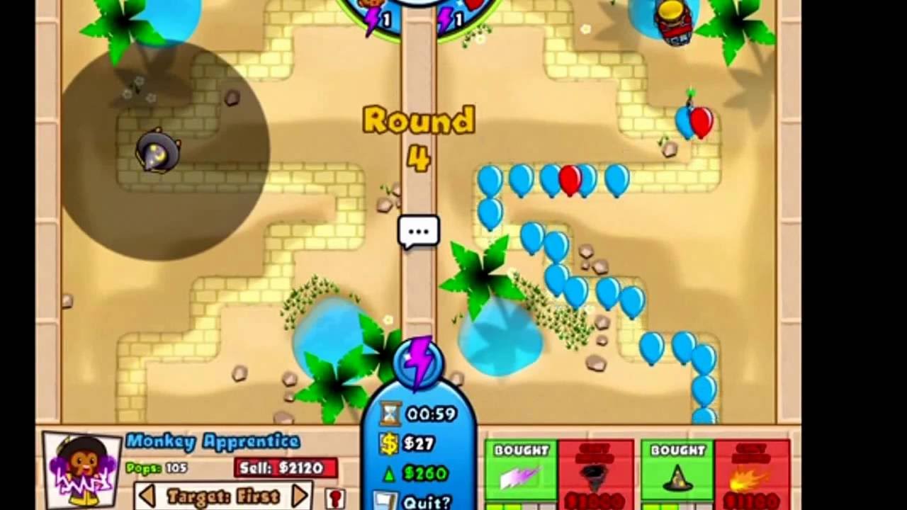 Balloon battle tower defence BBTD IPad - YouTube