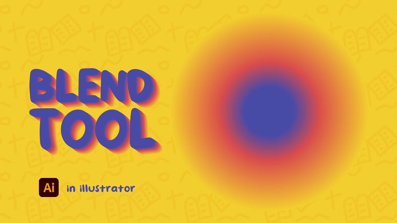 Mind Blowing Abstract Background Using the Blend Tool In Illustrator ...