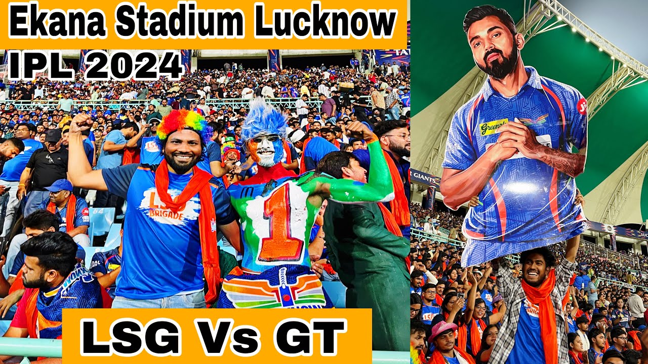Lucknow Second IPL Match 2024 || LSG Vs GT || Ekana Stadium Lucknow ...