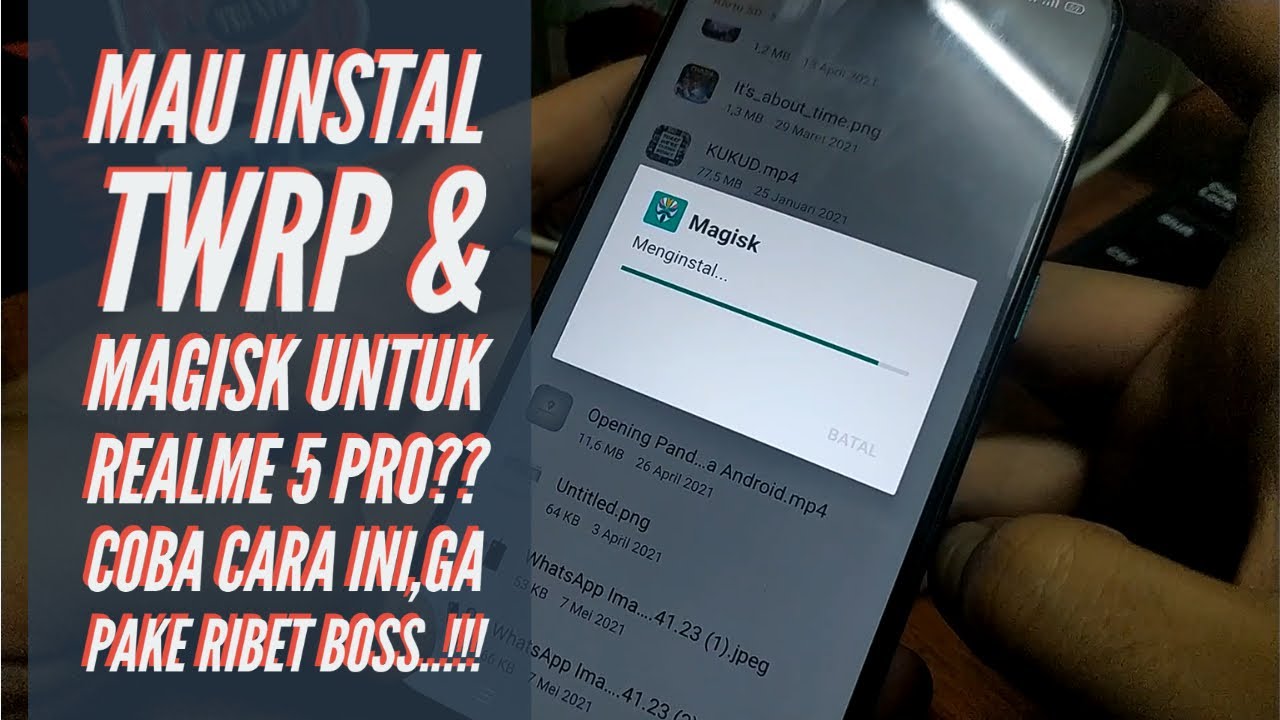 Instal TWRP & ROOT (Magisk) Realme 5 Pro - YouTube