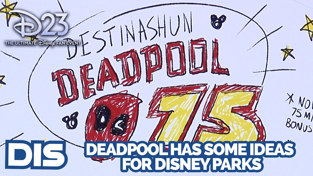 Deadpool Has Ideas for Disney Parks at D23 - YouTube