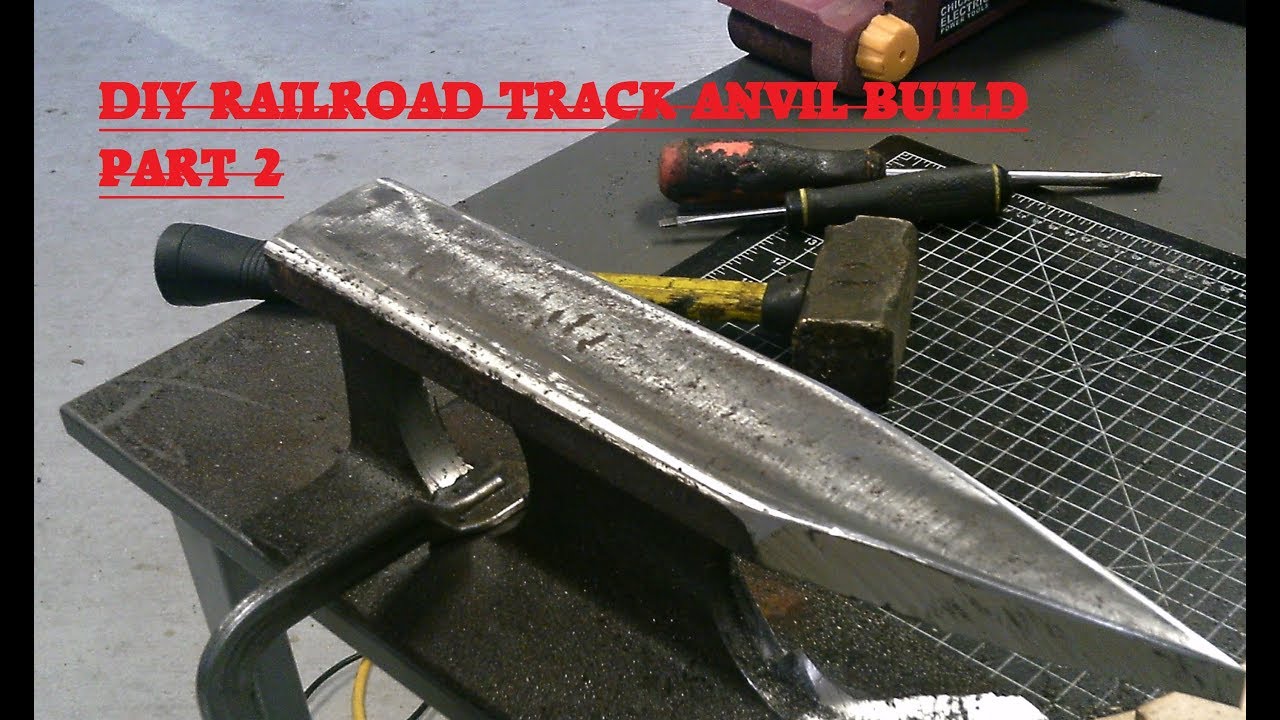 DIY Railroad track anvil build part 2 - YouTube