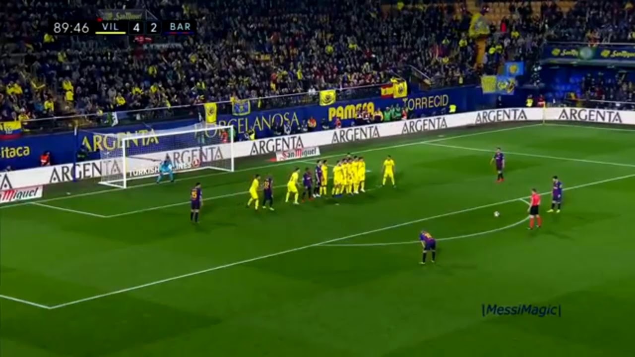 Lionel Messi Free kick - YouTube