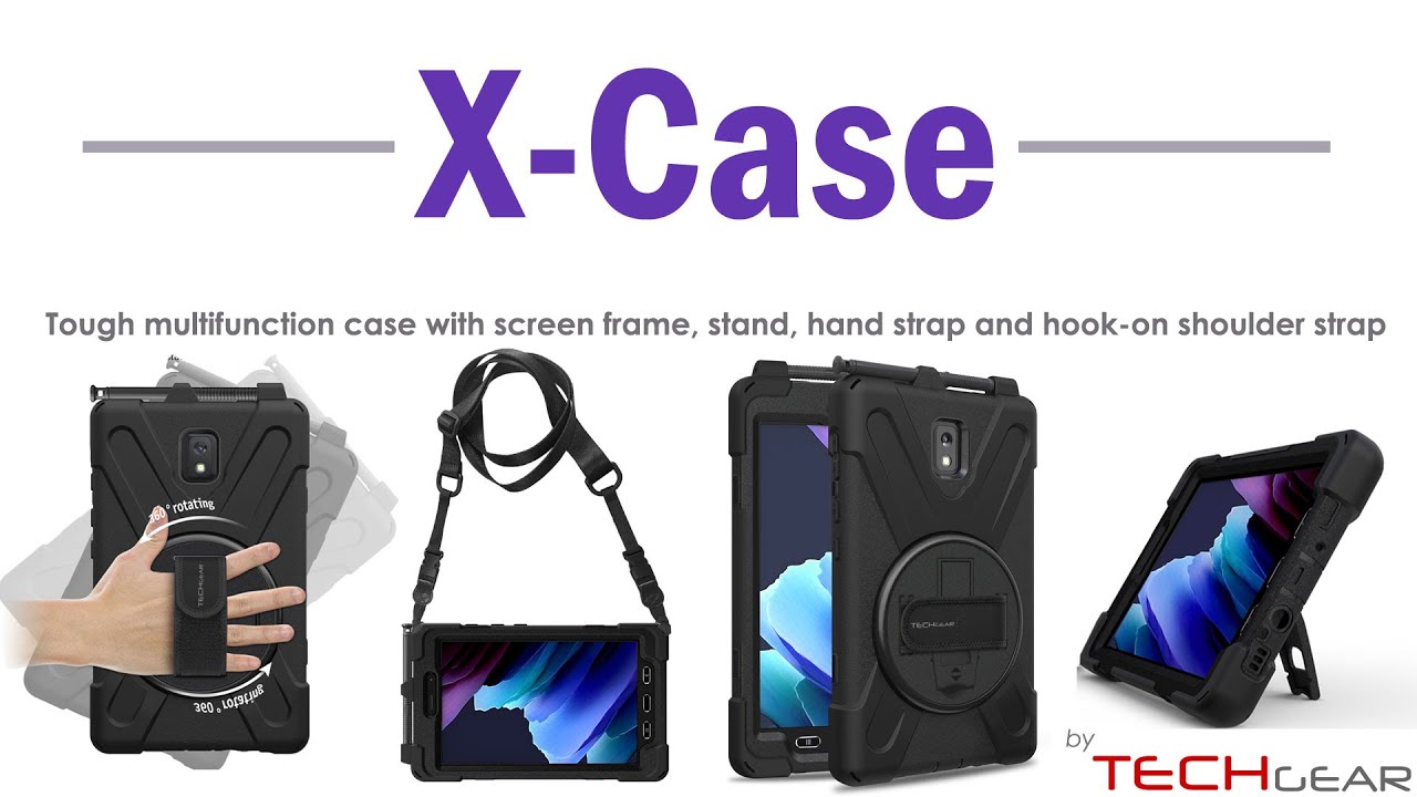 TECHGEAR X-Case Case Installation Guide - Samsung Galaxy Tab Active3 8. ...