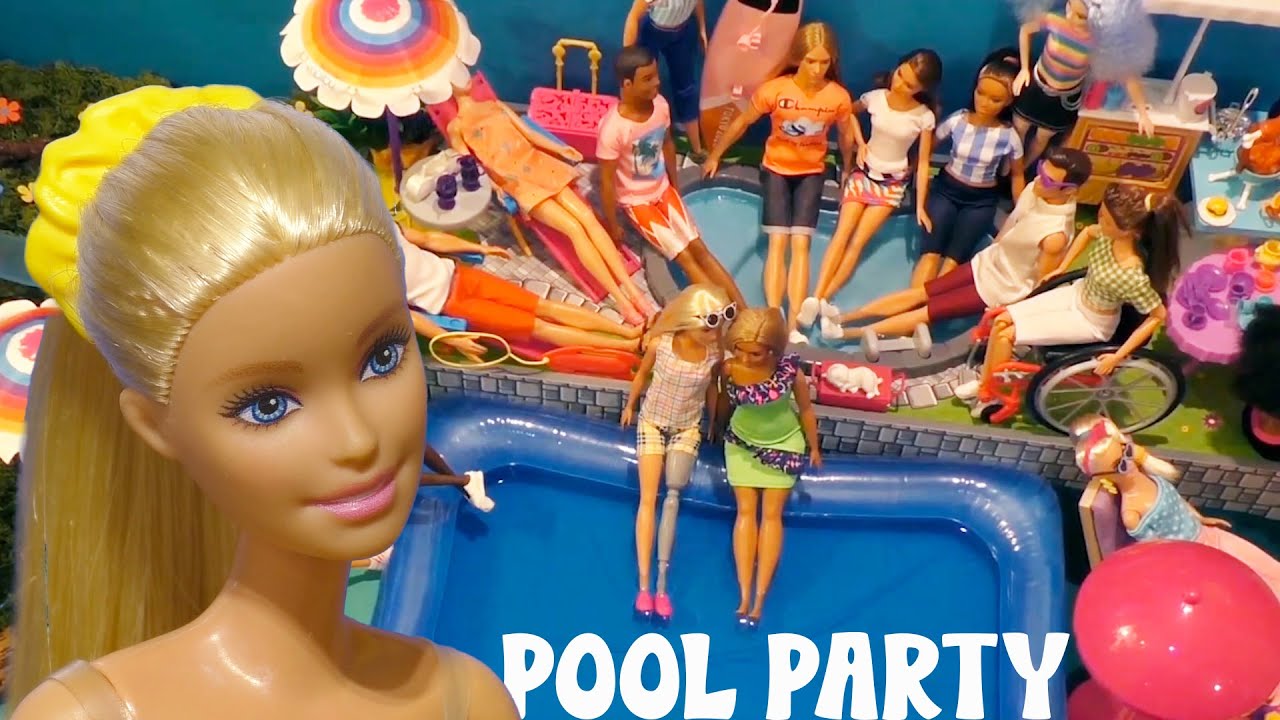 Barbie Family Doll - Come To My Pool Party (Official Music Video) - YouTube