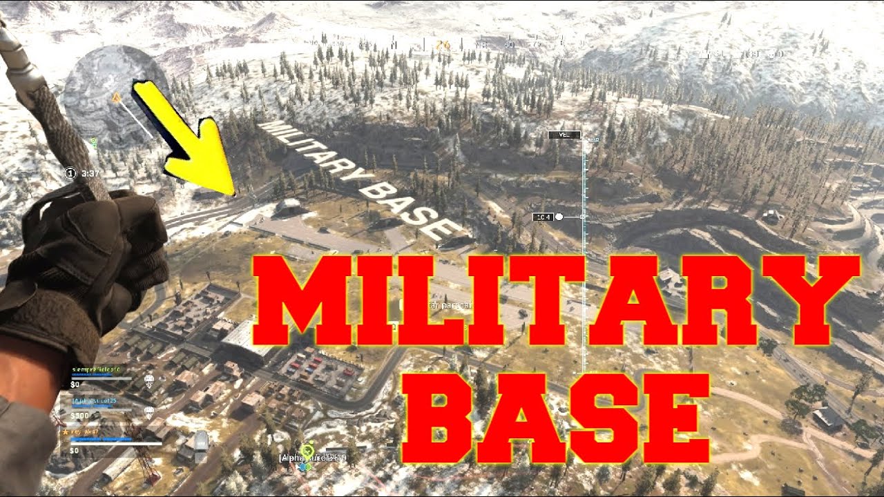 MILITARY BASE COD WARZONE - YouTube