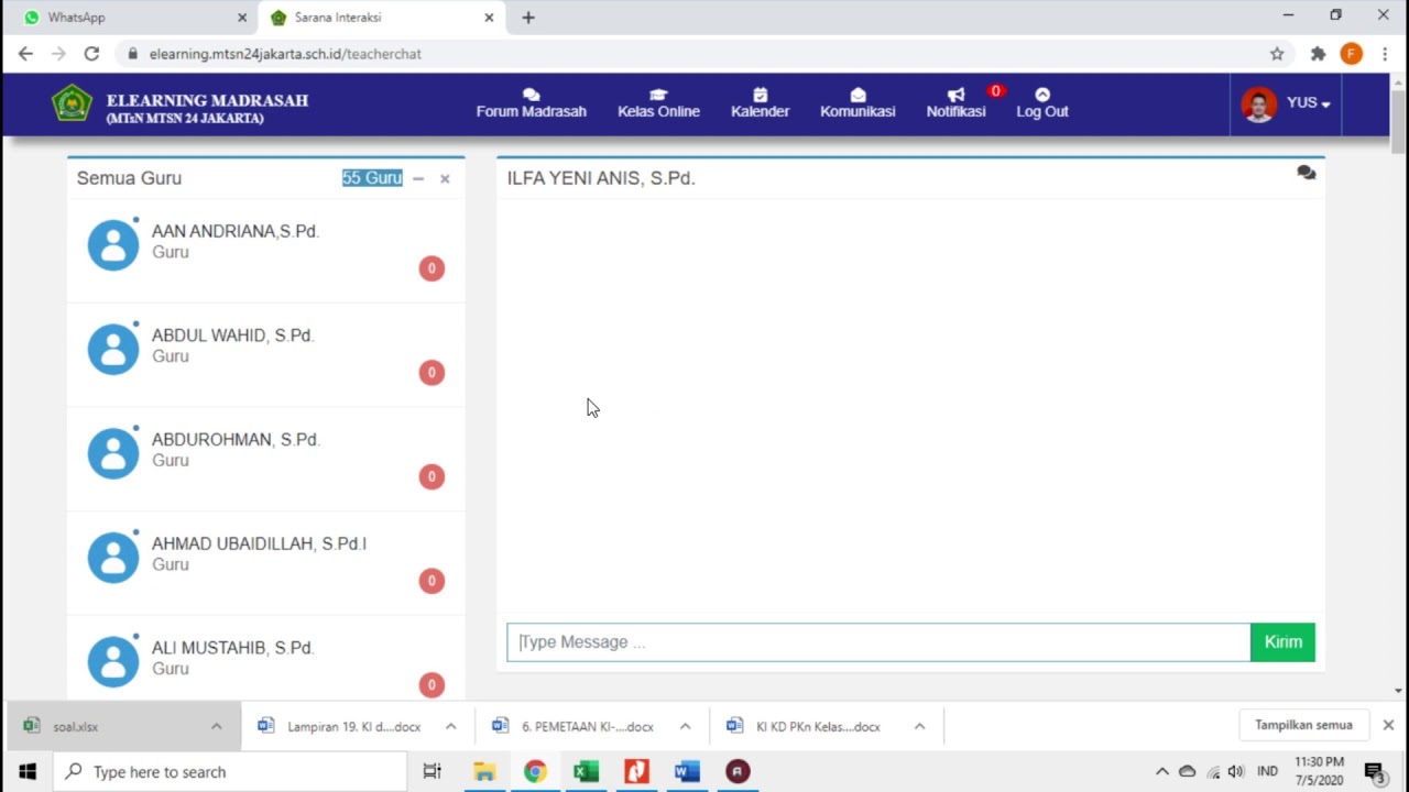 Tutorial Elearning Kemenag Tahap 14 (REVIEW FITUR CHAT, NOTIFKASI DAN ABSEN GURU) - YouTube