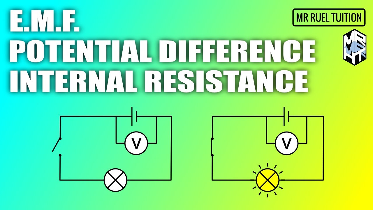 E.m.f. vs Potential Difference & Internal Resistance - YouTube