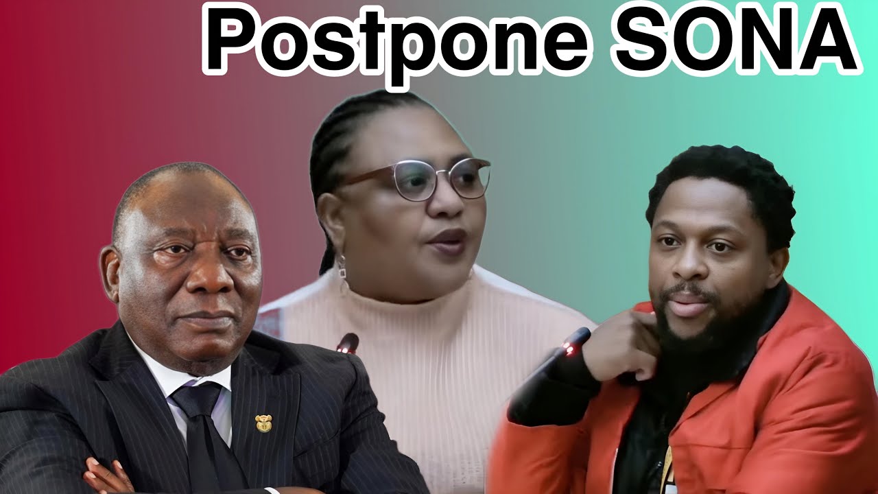 EFF Dr Mbuyiseni Ndlozi: Ramaphosa must postpone SONA to August. - YouTube