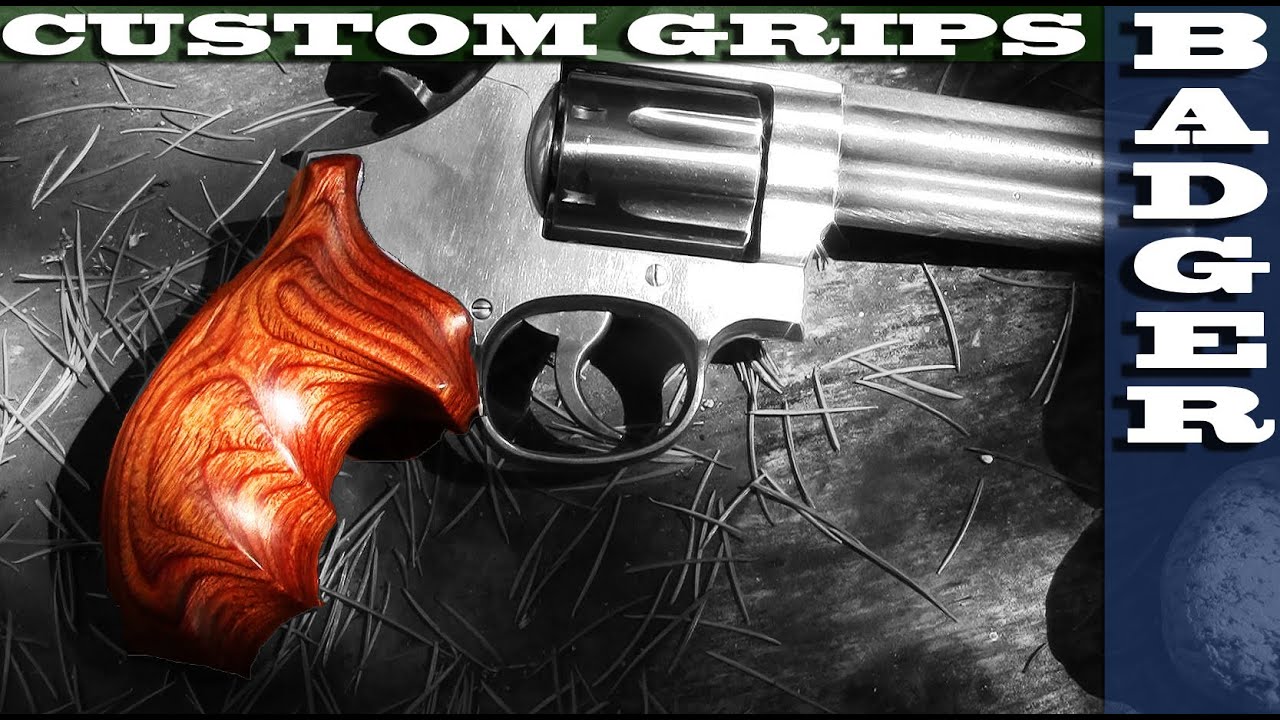 Badger Custom Grips - Smith and Wesson 686P Revolver - YouTube