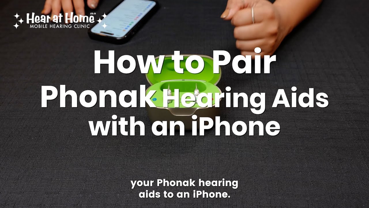 How to Pair Phonak Hearing Aids with iPhone - YouTube