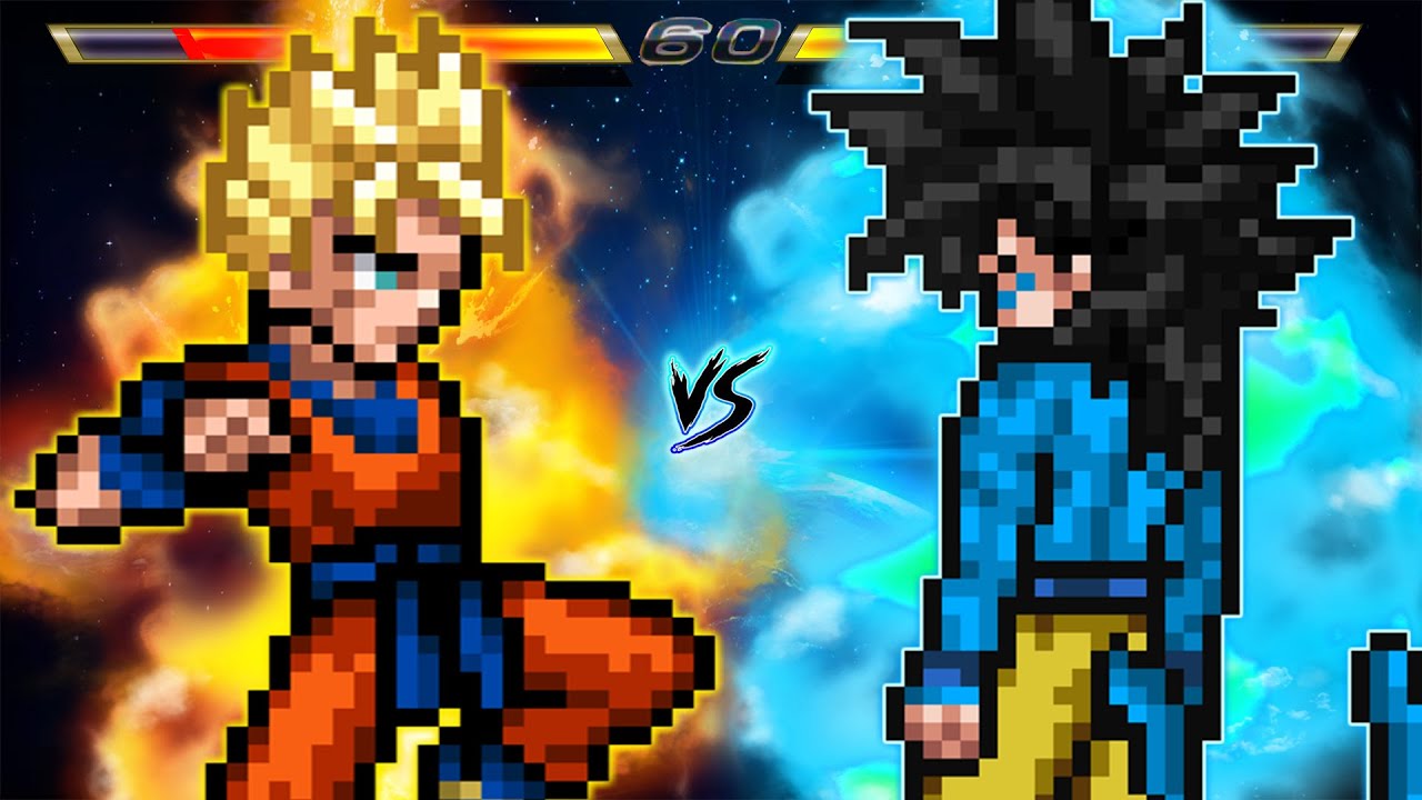 FUTURE GOHAN SSJ VS GOKU SSJ4 BLUE - YouTube