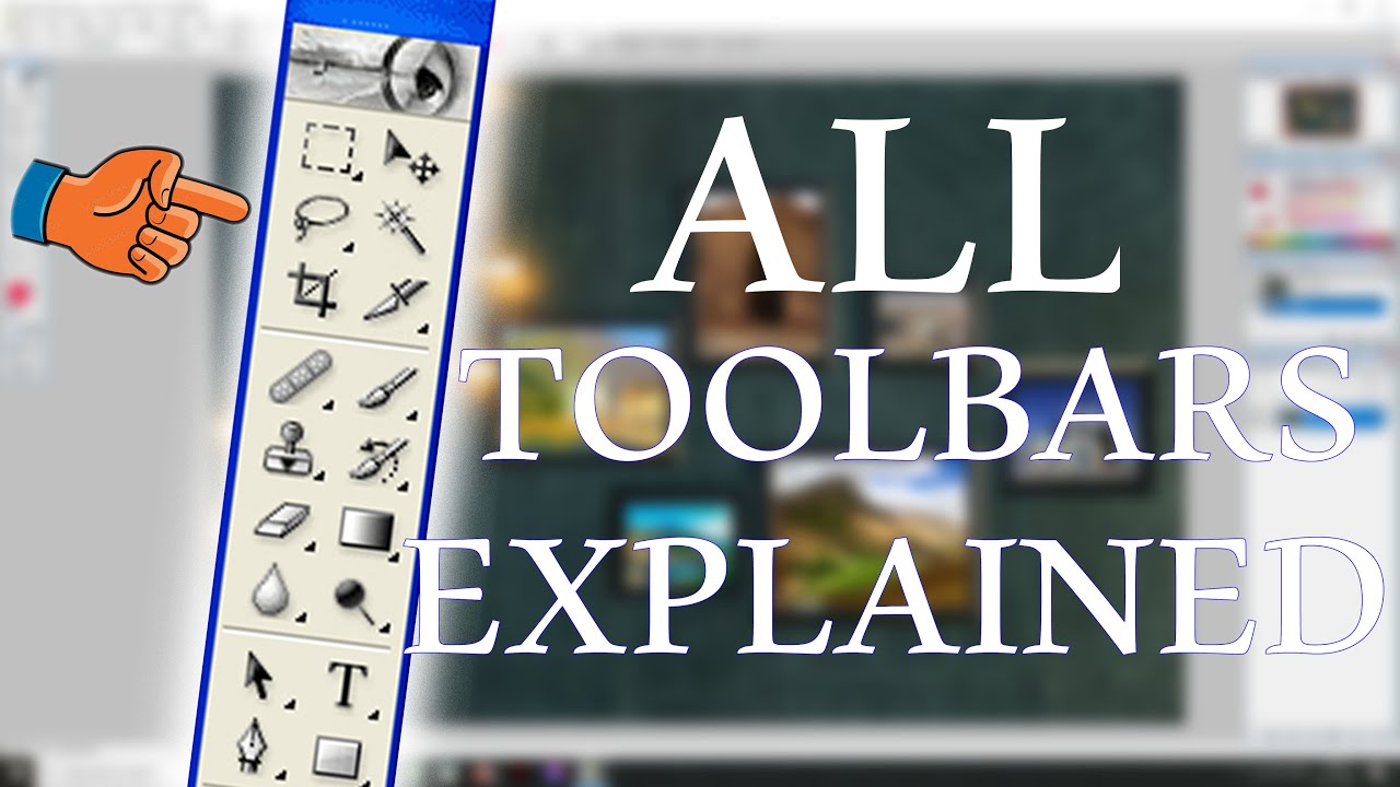 All Photoshop Toolbars Explained معرفی تمام تولبار های فوتوشاپ Youtube