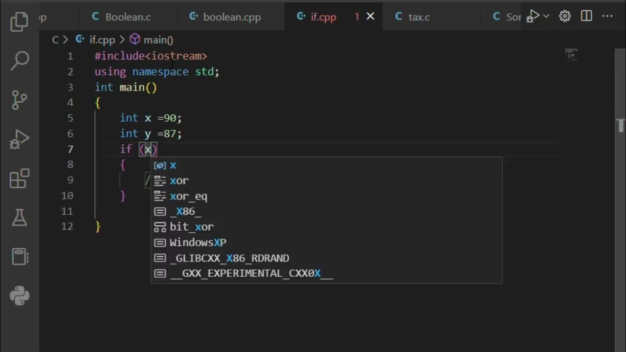 If Statement In Ccpp Youtube