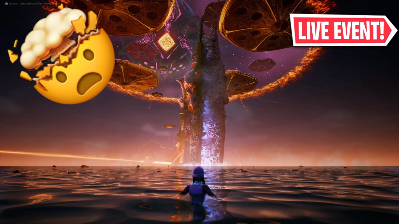 FORTNITE CHAPTER 3 END EVENT LIVE REACTION(PS5 4K) - YouTube