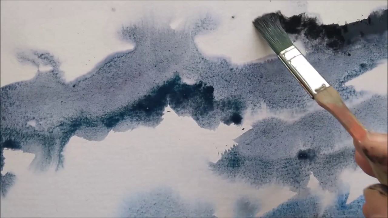 (Very) Wet into Wet Watercolour - YouTube