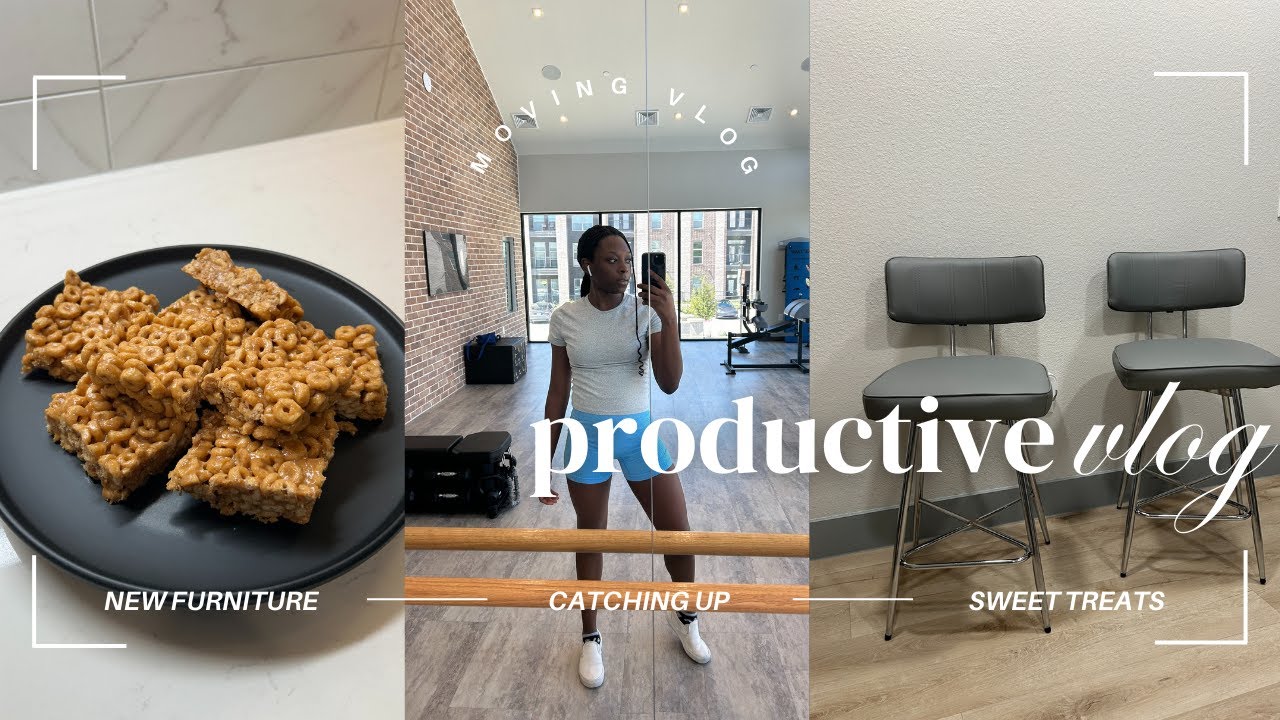 a Sunday Productive Vlog | building bar stools, making sweets, there's ...