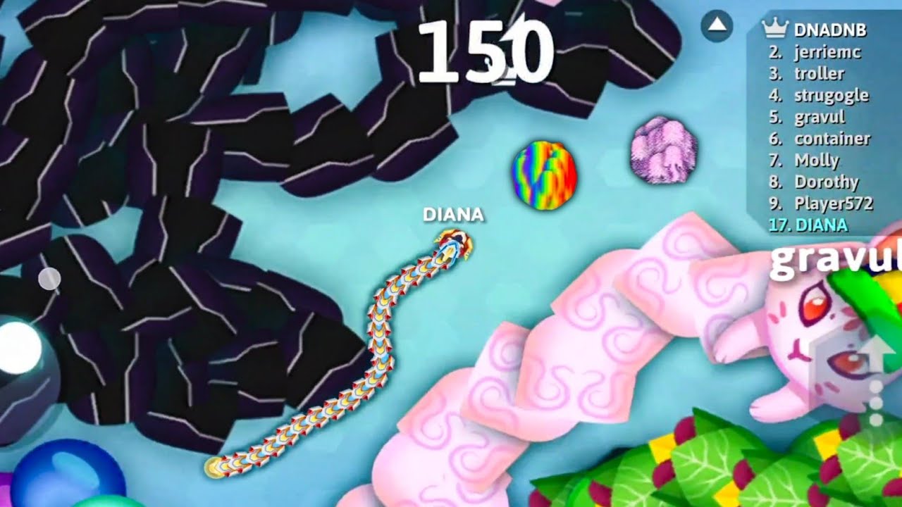 OMG🐍 GIGA-BUSTER SNAKE GETS DELICIOUS SCORE POINT IN MAP🐍 EPIC SNAKEIO ...
