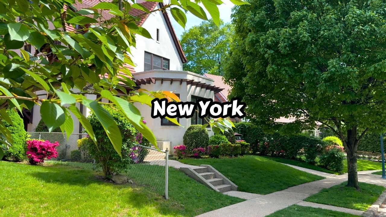 Beautiful Fancy Neighborhood In New York Queens Forest Hills - YouTube