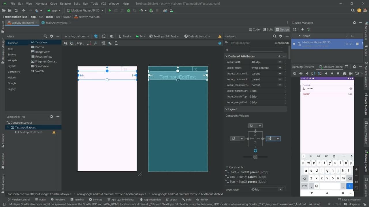 TextInputEditText tạo ô TextInputLayout 2 - YouTube