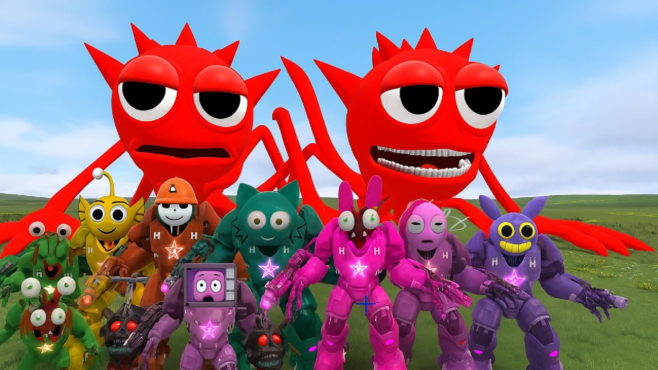 NEW UPGRADED SPRUNKI MR. RADY– MR.SUN - BLUE1-13 IN GARRY'S MOD! #gmod ...