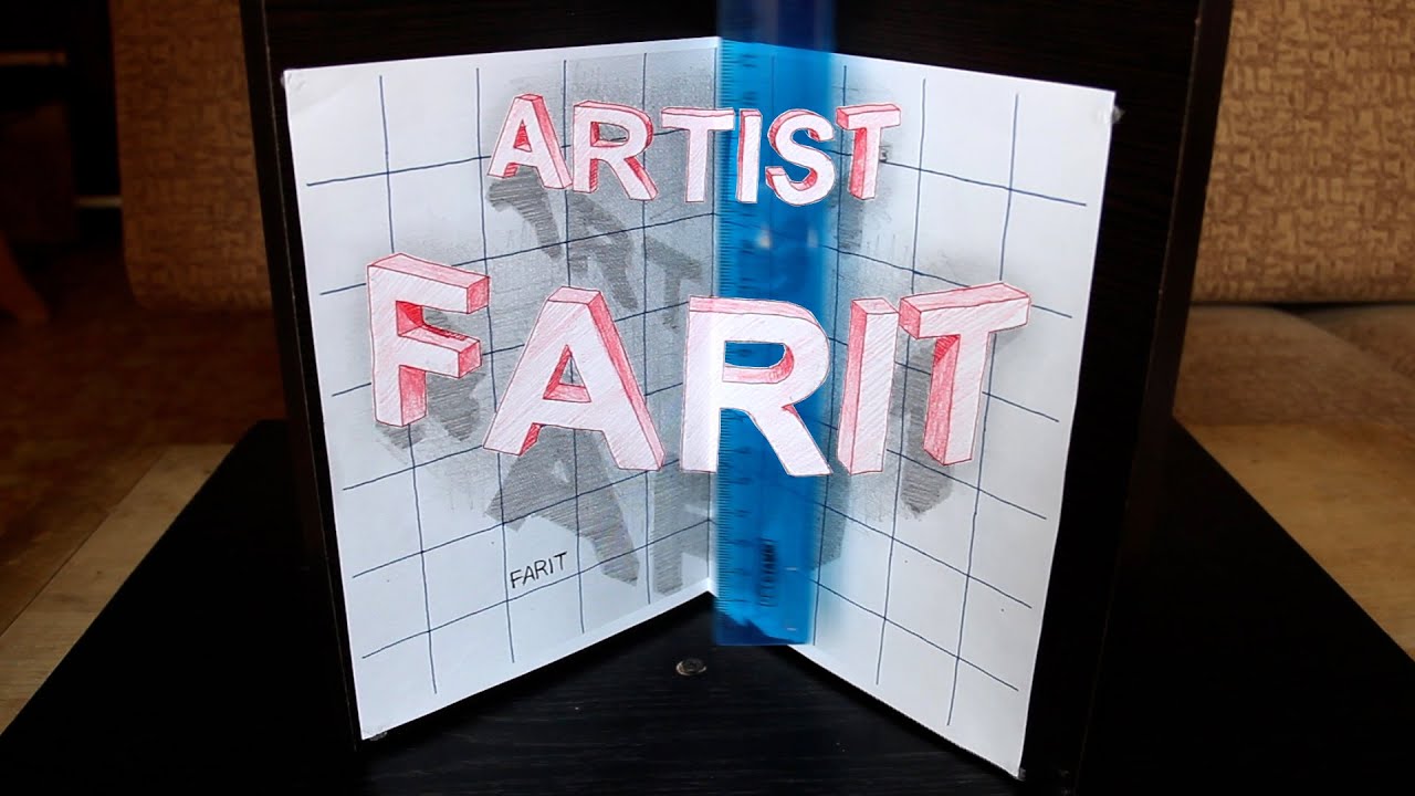 Artist Farit #ArtistFarit #3D #3Ddrawing Book "3D drawing. Introduction ...
