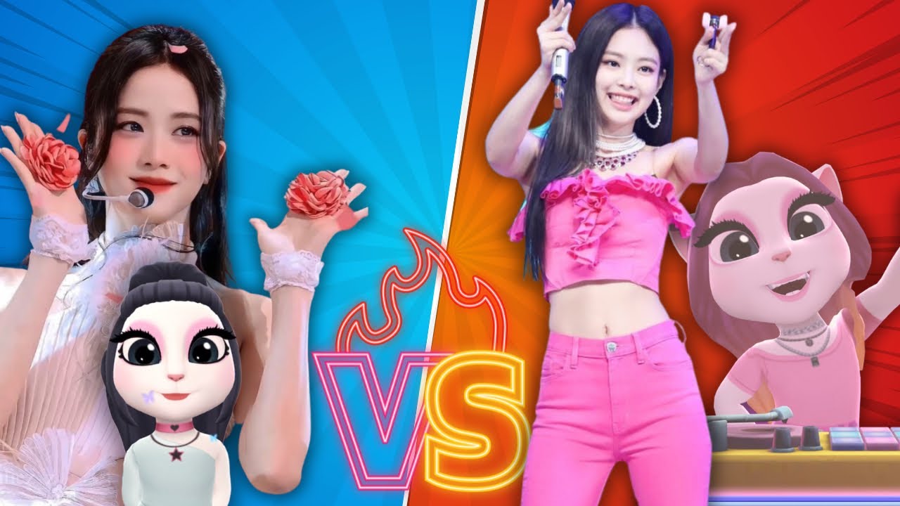 Jisoo vs Jennie Outfit Makeover My talking Angela 2 - Blackpink 🔥 ...