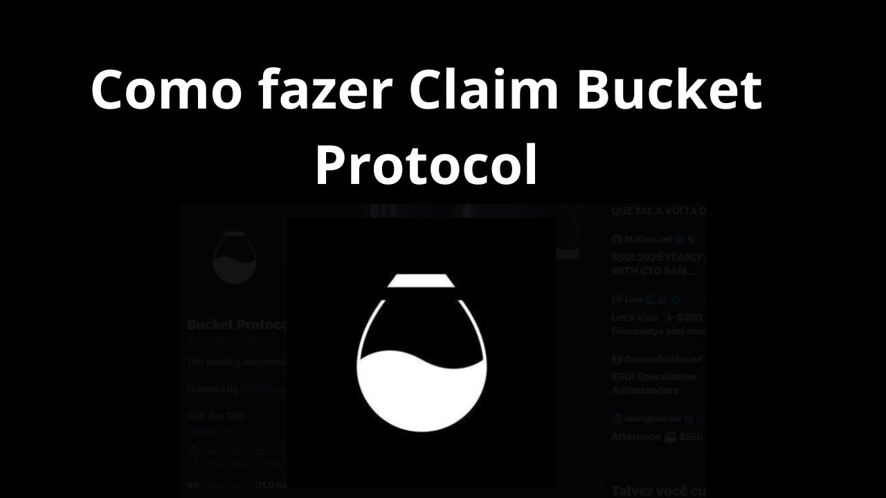 Vídeo rápido para ensinar a fazer o claim em Bucket Protocol - YouTube