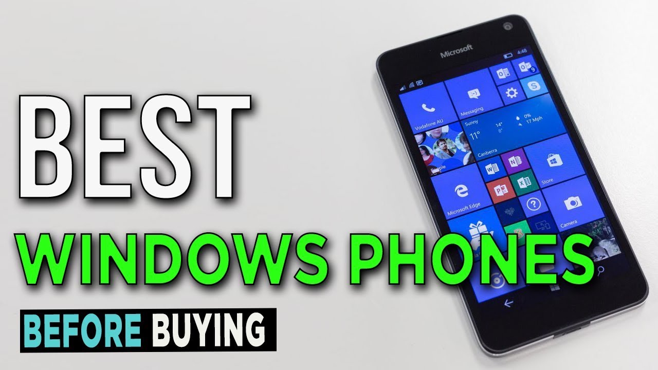 TOP 4: Best Windows Phones 2017 - YouTube
