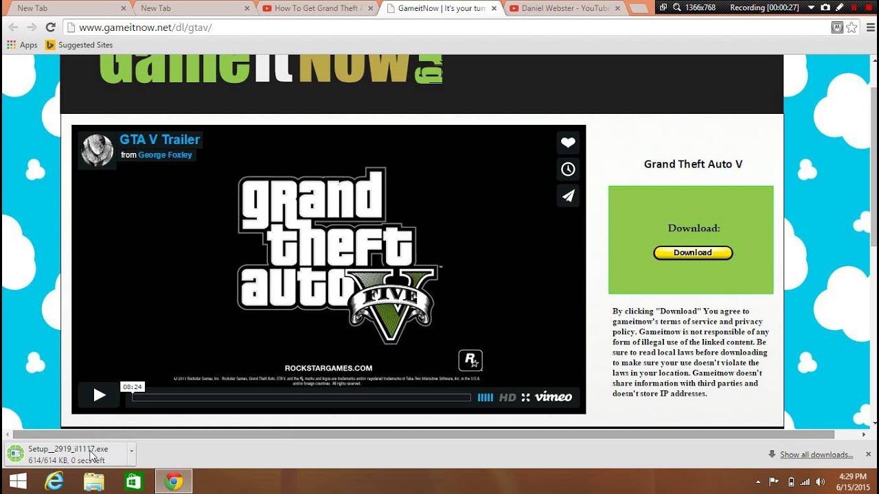 GameitNow is a big scam. Grand Theft Auto 5 Free for Pc - YouTube
