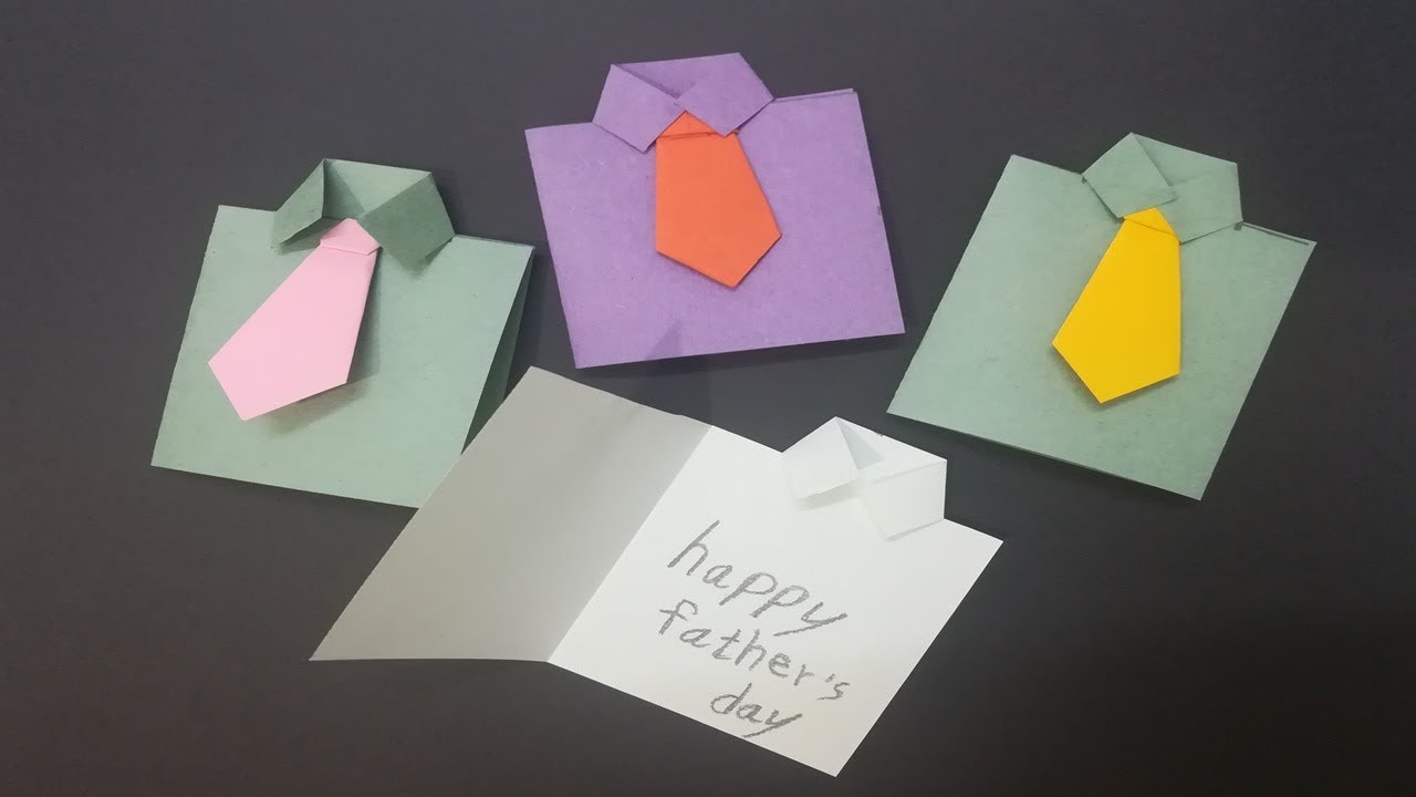 DIY - ‍Tarjeta para Día del Padre fácil - ‍ Easy Father's Day Card ...