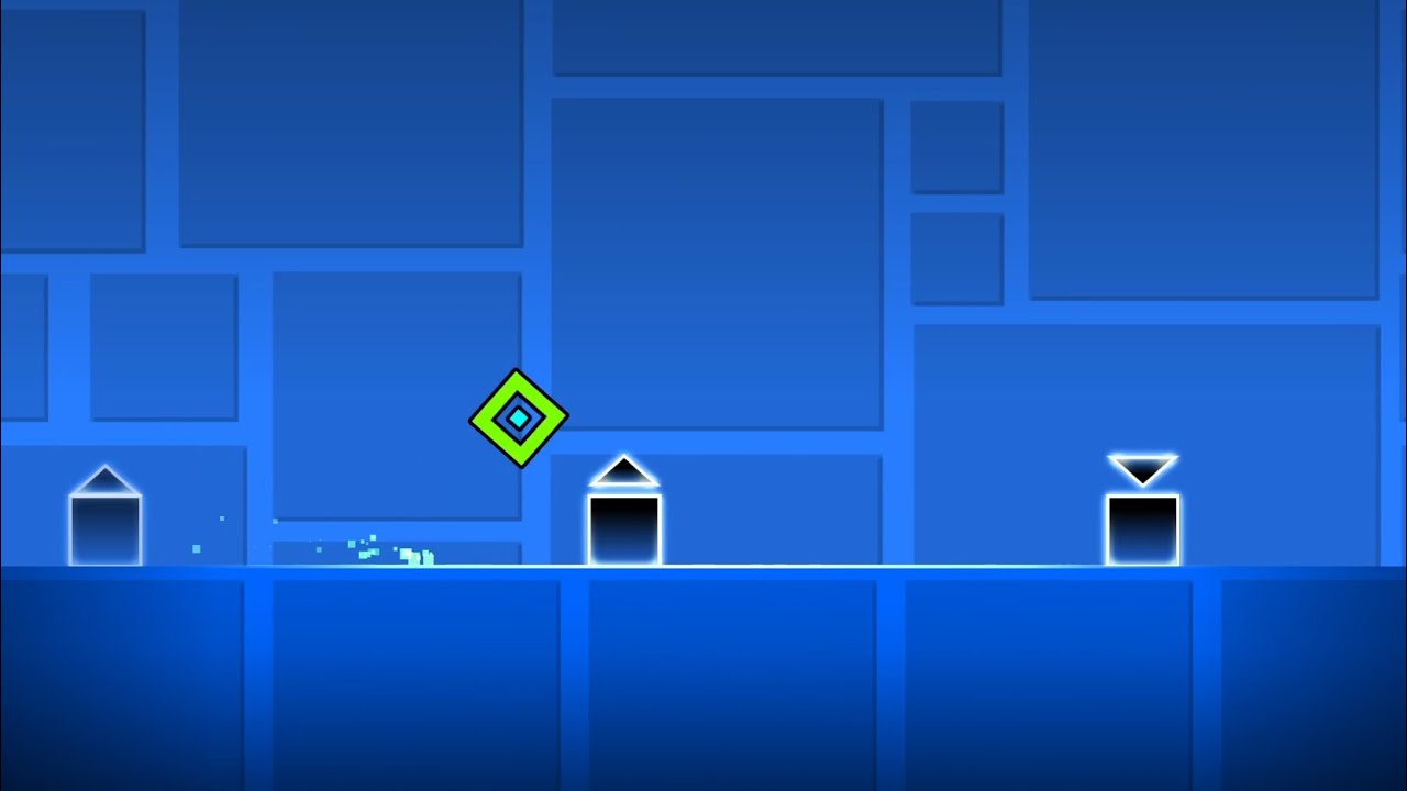 geometry dash my first level - fading - YouTube