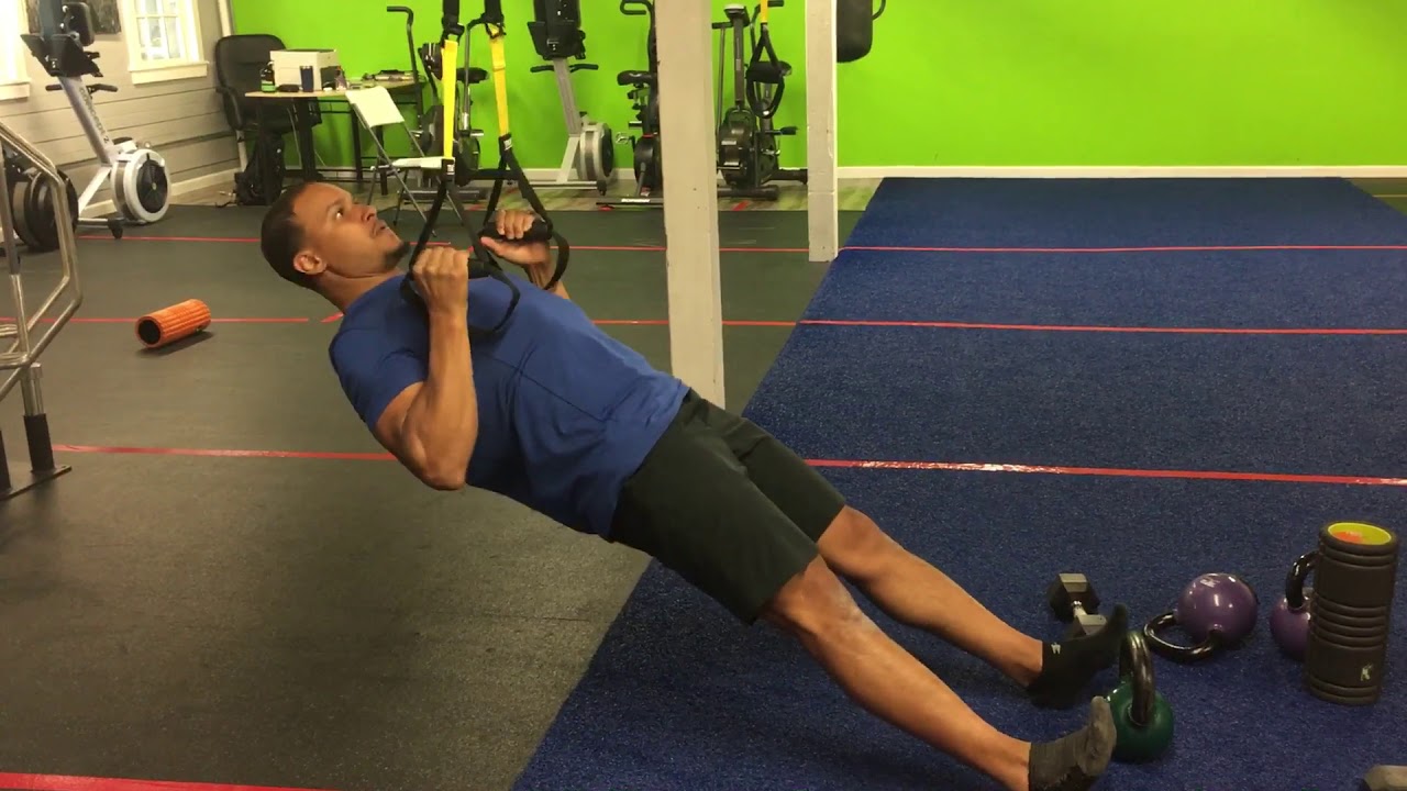 TRX alt high low row - YouTube