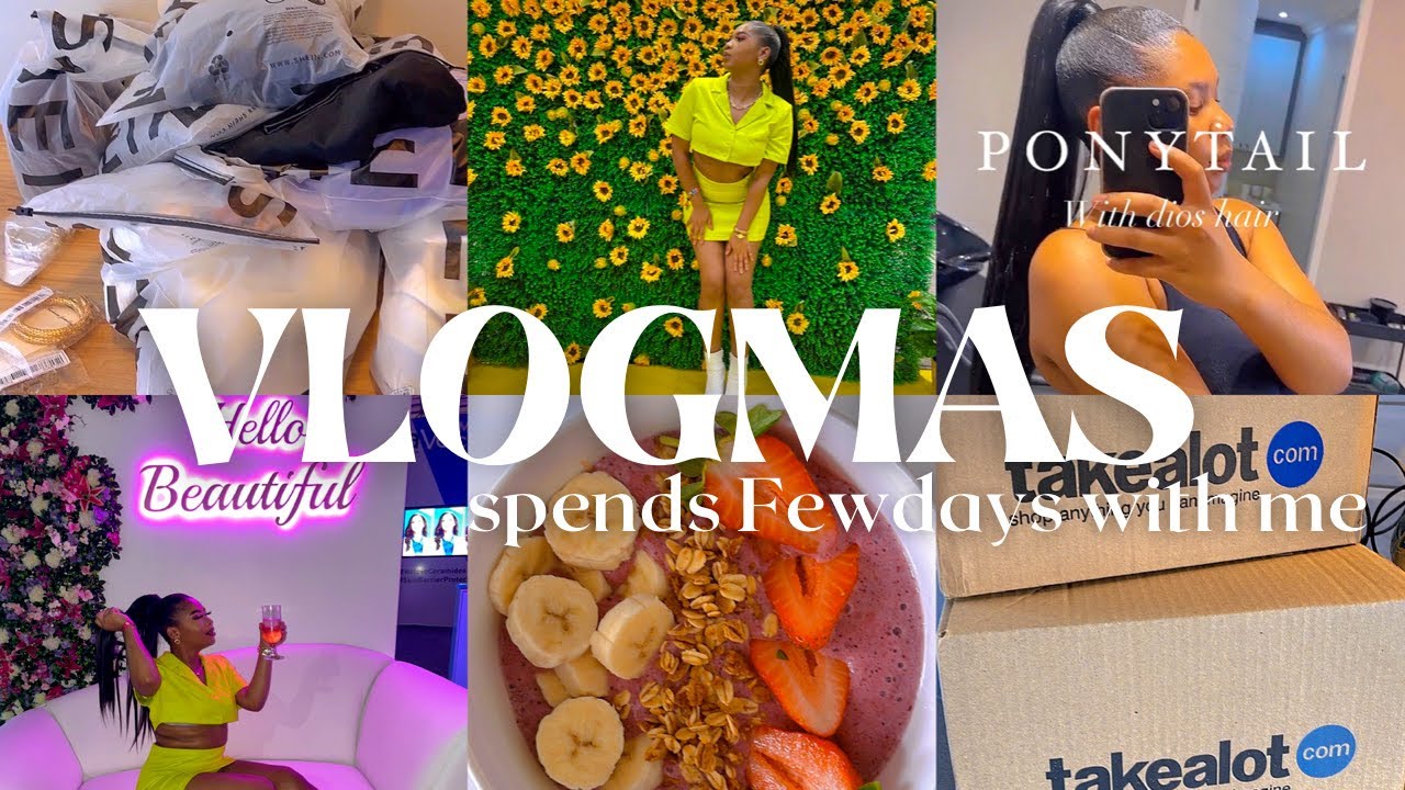 VLOGMAS :LOL BEING A YOUTUBER , LETS BE CUTE ,SMOOTHIE BOWL, CLICKS ...