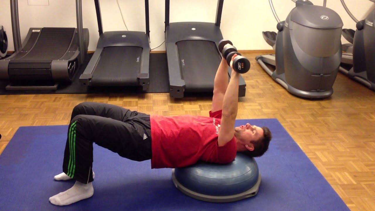 Hantelpress Bosuboll - YouTube