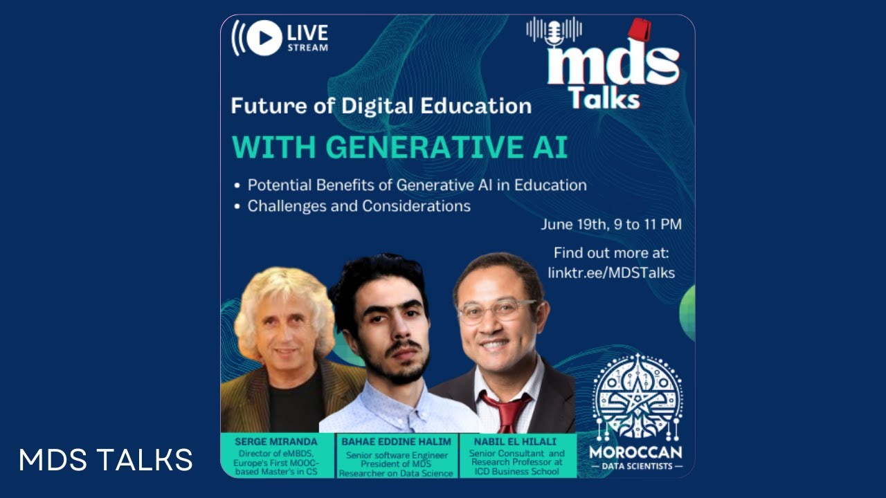 'Future of Digital Education' by Bahae Eddine Halim, Serge Miranda and Nabil E Hilali - MDS ...
